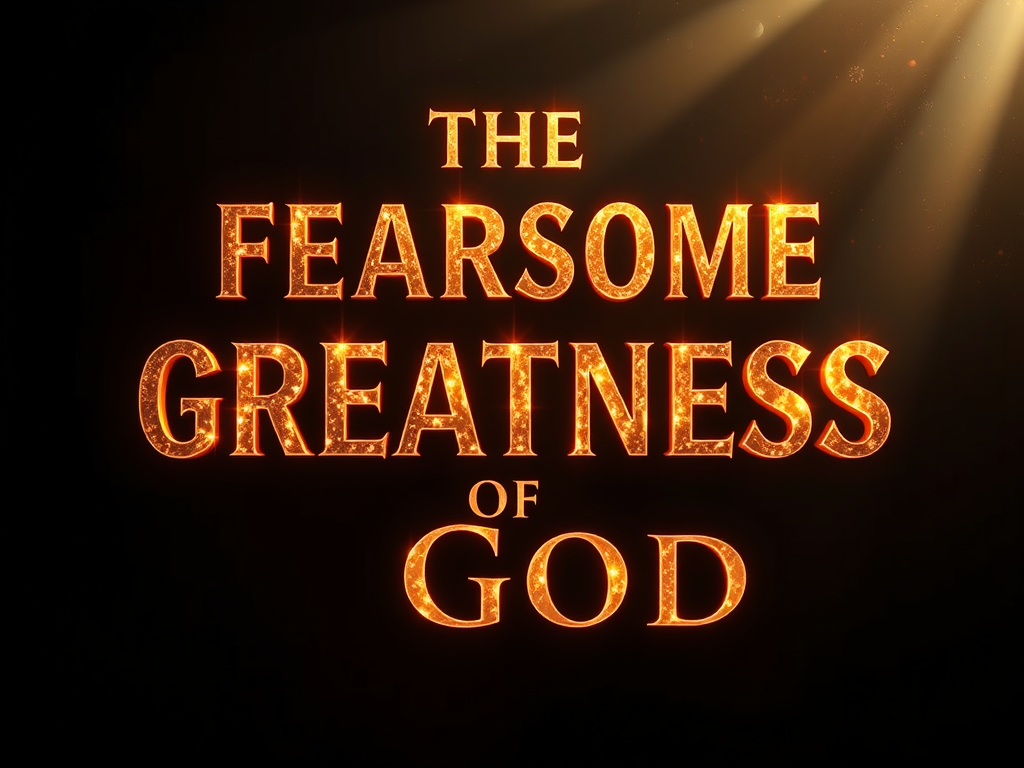 Jesus Christ Fearsome – Heavenly Word -Divine Devotional