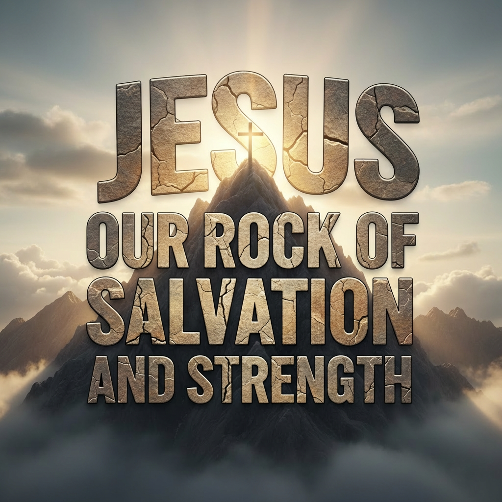 Jesus Christ Rock – Heavenly Word -Divine Devotional